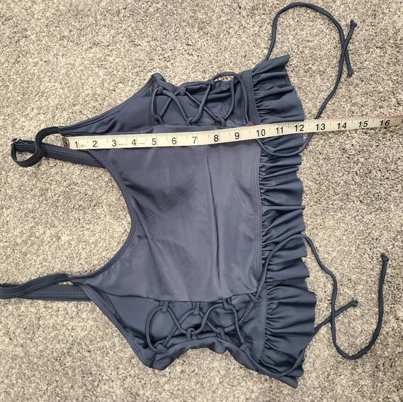 SHEIN | Swim | Womens Ruffled Swim Top | Poshmark